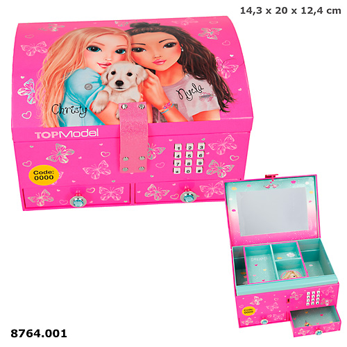TOPModel Jewellery Box With Code And Sound Pink Trevomark